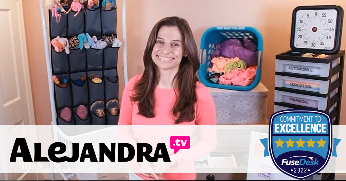 Alejandra.tv's Commitment to Excellence - FuseDesk Award Recipient
